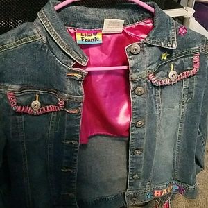 Justice | Jackets & Coats | Lisa Frank Glam Girl Denim Jacket | Poshmark